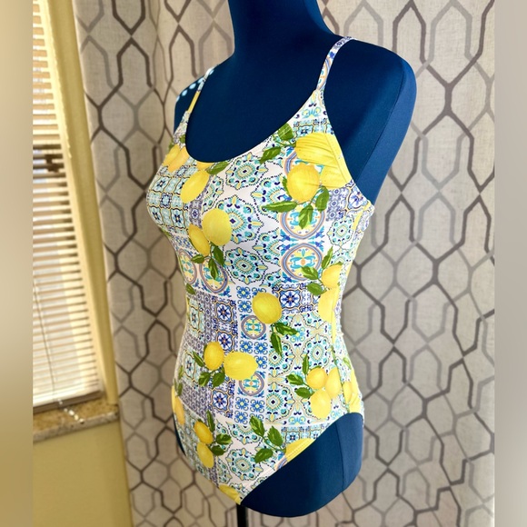 Primark | Swim | New Primark Mediterranean Style Lemon Print One Piece ...